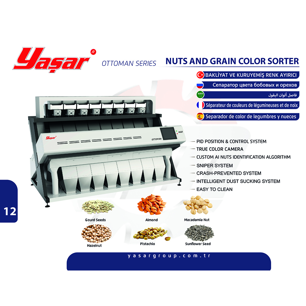 OTTOMAN SERIES - NUTS AND GRAIN COLOR SORTER OTTOMAN SERIES - NUTS AND GRAIN COLOR SORTER