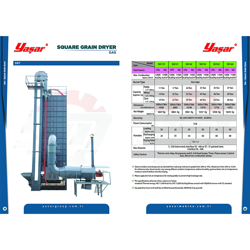 SQUARE GRAIN DRYER
